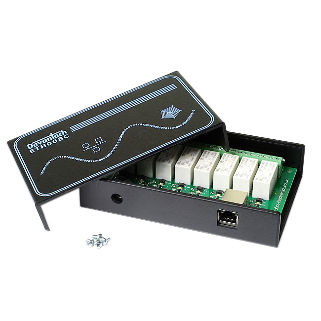 Case for Devantech ETH008 Relay Board | Acroname