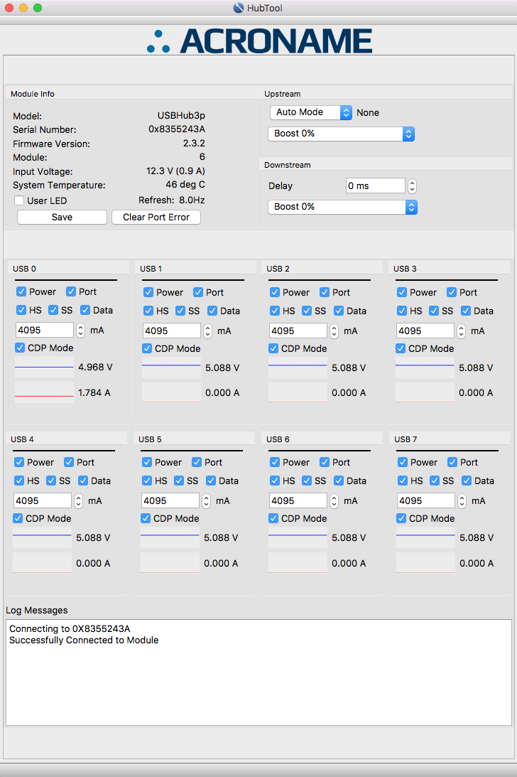 Acroname Programmable Industrial USB 3.0 Hub (8 Ports) | Acroname